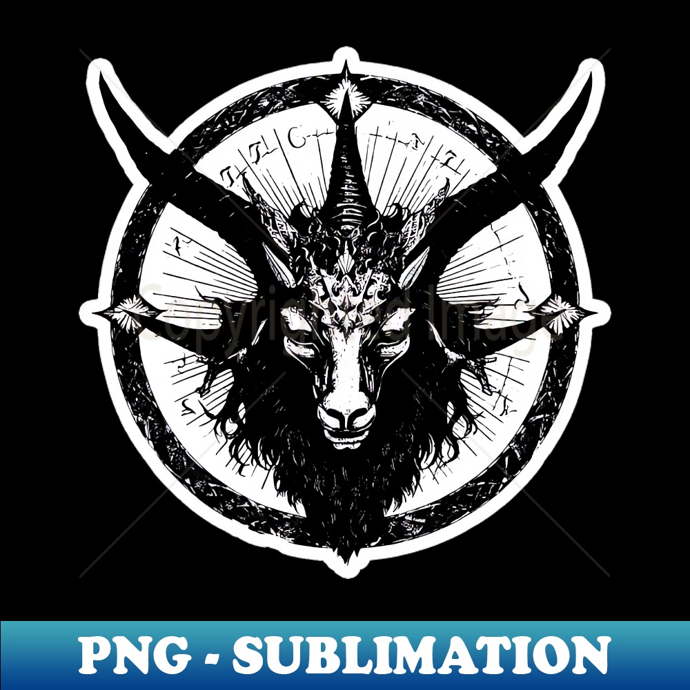 Baphomet - PNG Transparent Digital Download File for Sublima | Inspire ...