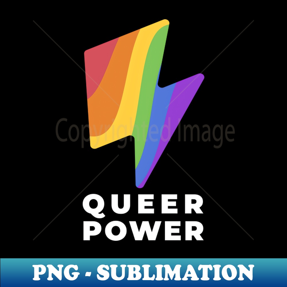 Queer power - Rainbow - High-Resolution PNG Sublimation File - Inspire ...