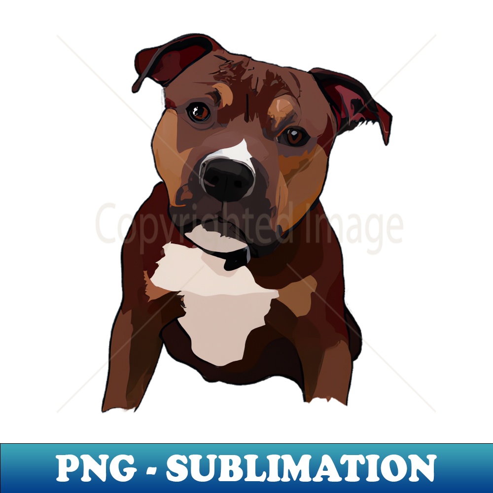 Cute Staffordshire Bull Terrier Drawing - PNG Transparent Su | Inspire ...