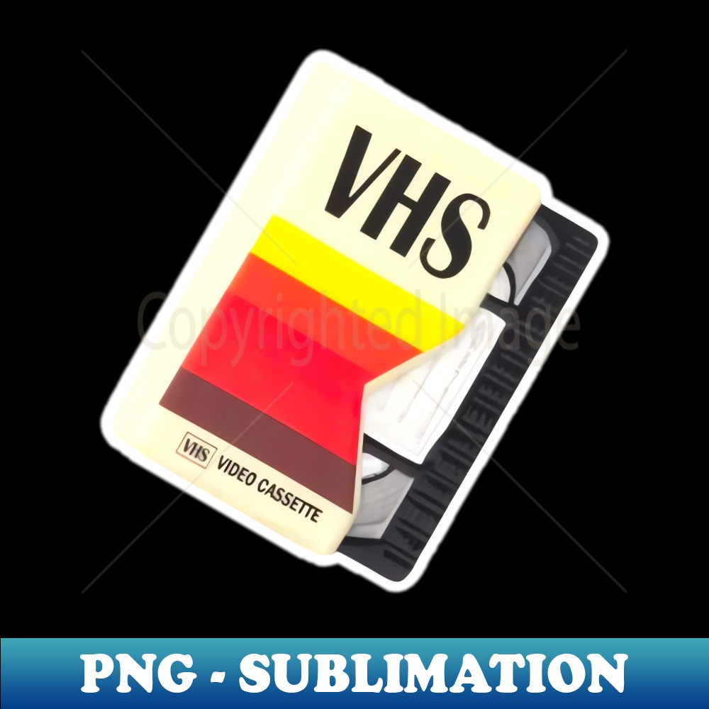 VHS Video Tape - PNG Transparent Sublimation File - Bold & E | Inspire ...
