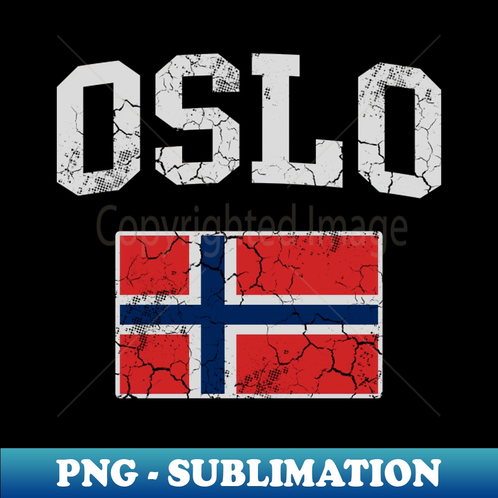 Oslo Norway Flag Norwegian Norge - Special Edition Sublimati | Inspire ...