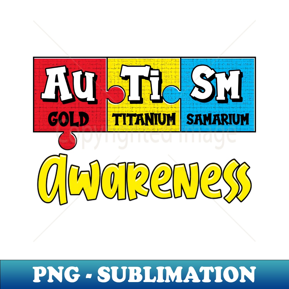 Autism Awareness Puzzle Chemical Periodic Table - Stylish Su | Inspire ...
