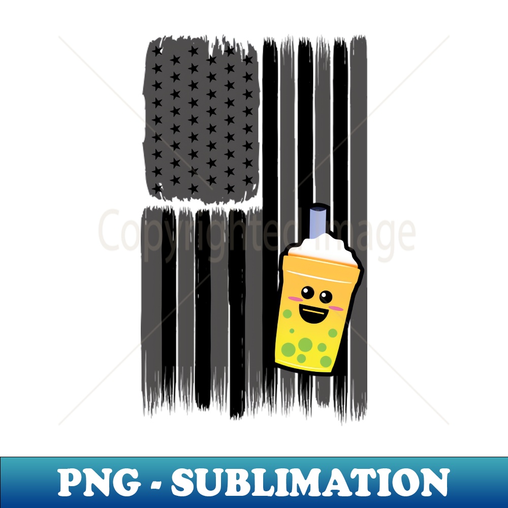 Patriotic Boba Tea Lover American Flag for 4th July - Signat | Inspire ...