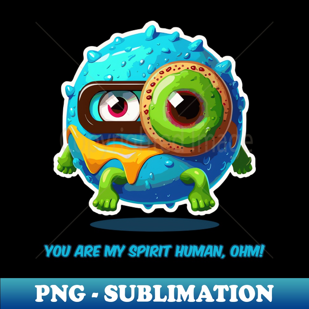 the spiritual evolved Donut - Modern Sublimation PNG File - - Inspire ...