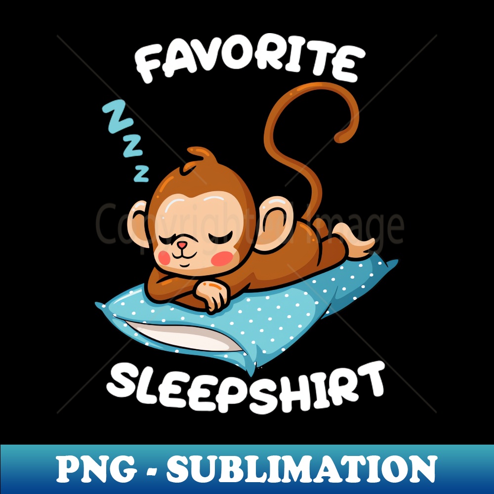 Cute Little Monkey Sleeping Nap Favorite Sleep time Pajama - | Inspire ...