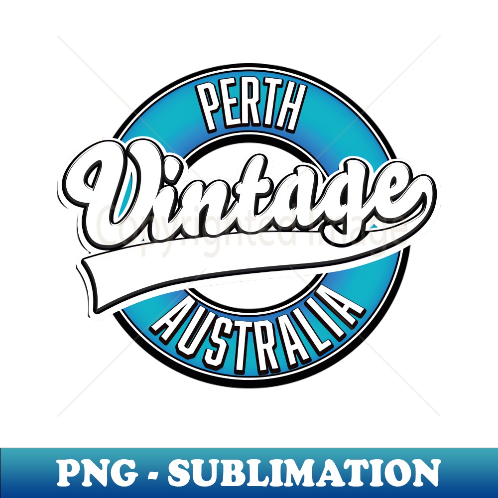 Perth Australia vintage logo - PNG Transparent Sublimation D - Inspire ...