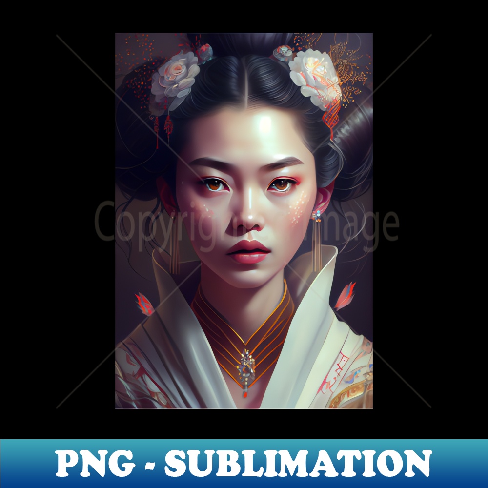 Japanese Geisha In Digital Art Gift Idea For Japan Fans 4 - | Inspire ...