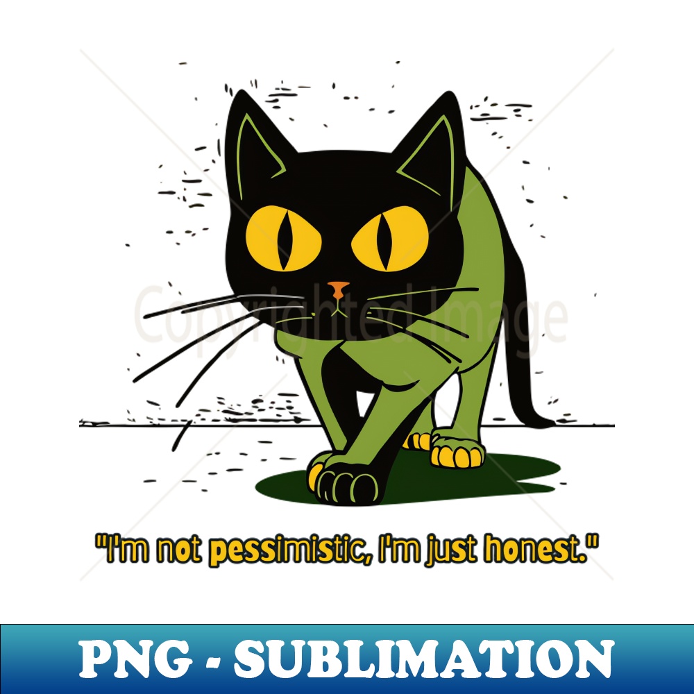 Im not pessimistic im just honest vintage cartoon cat - Spec | Inspire ...