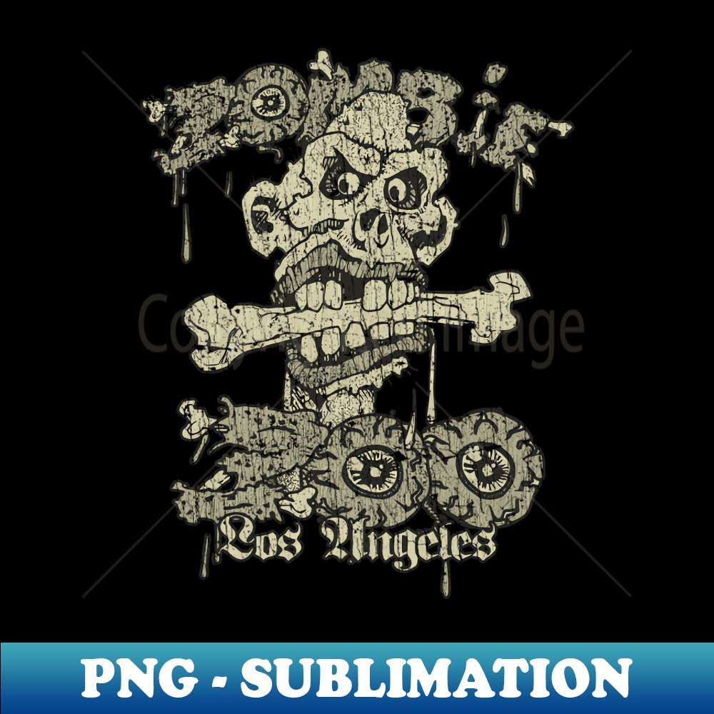 Zombie Zoo Los Angeles 1982 - Premium PNG Sublimation File - | Inspire ...