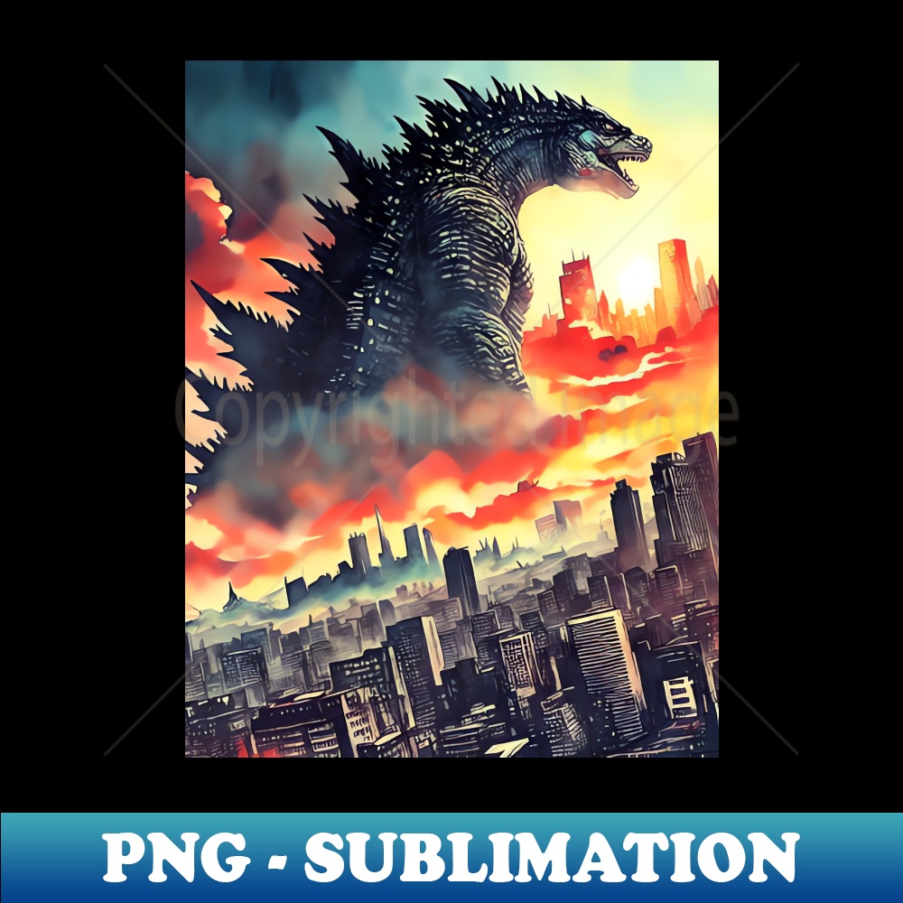Go go Godzilla - PNG Transparent Sublimation File - Add a Fe | Inspire ...