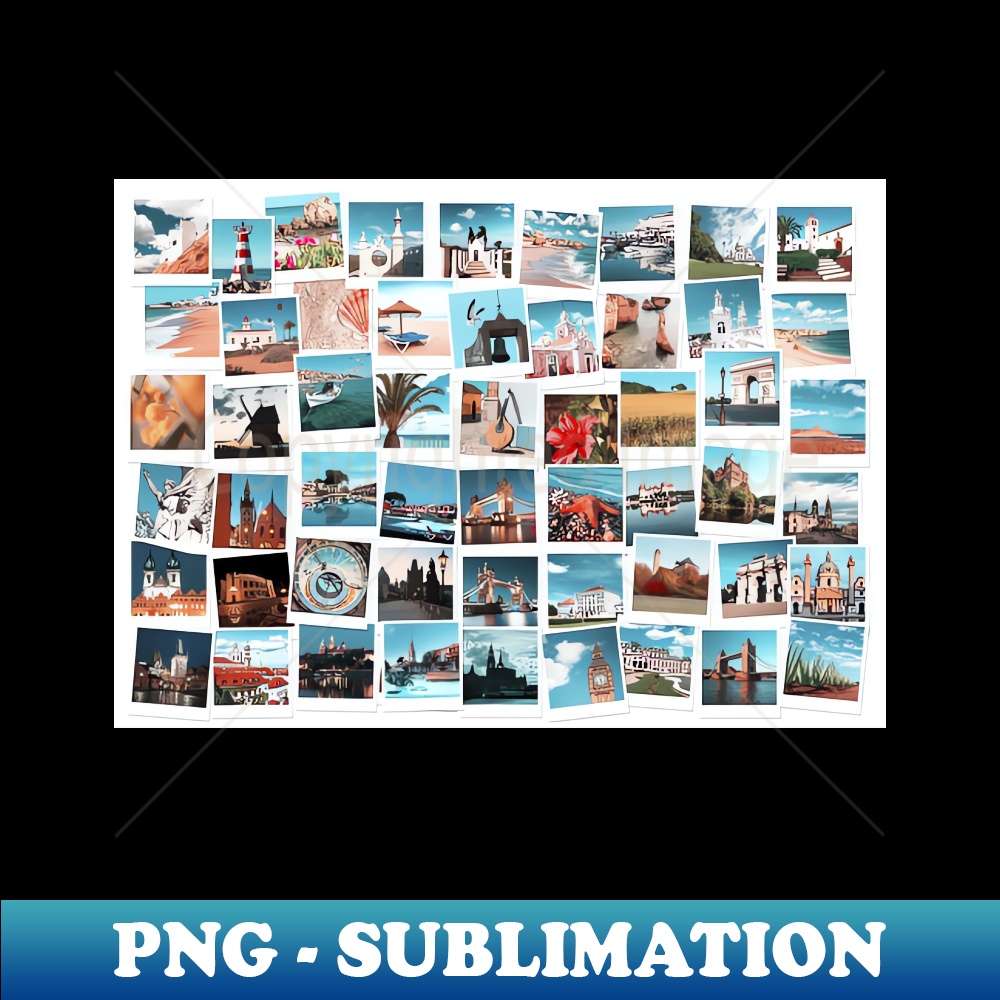 World Tourism Photo Collage of Travel Destination - Unique S | Inspire ...