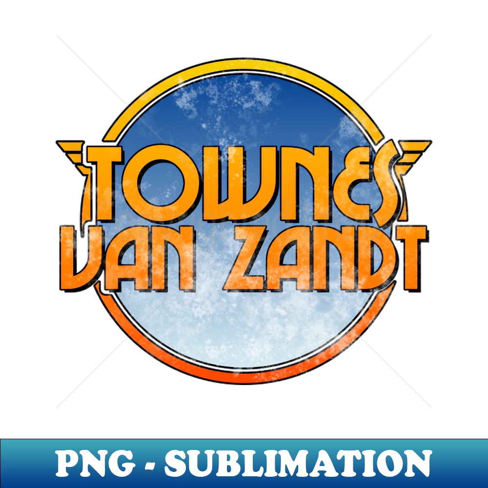 Townes Van Zandt - Retro Outlaw Type Fan Art - Digital Subli - Inspire ...