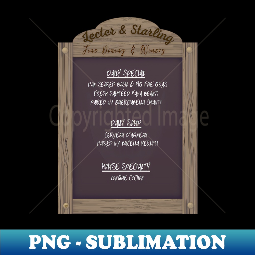 Silence of the Lambs Restaurant - Instant Sublimation Digita | Inspire ...
