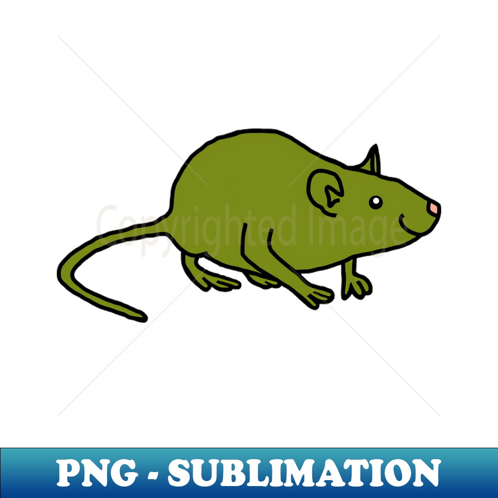 Green Rat - Instant PNG Sublimation Download - Bring Your De - Inspire ...