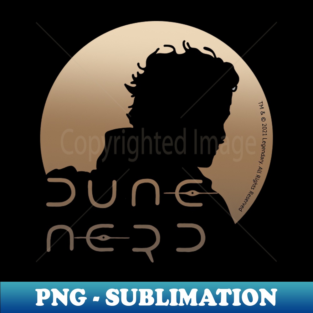 Dune Nerd Paul Atreides Silhouette - Unique Sublimation PNG | Inspire ...
