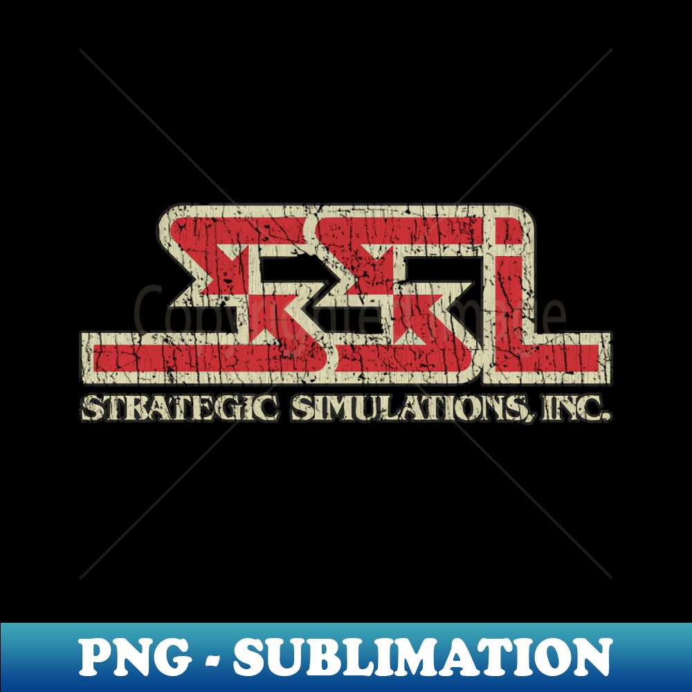 Strategic Simulations 1979 - Retro PNG Sublimation Digital D - Inspire ...