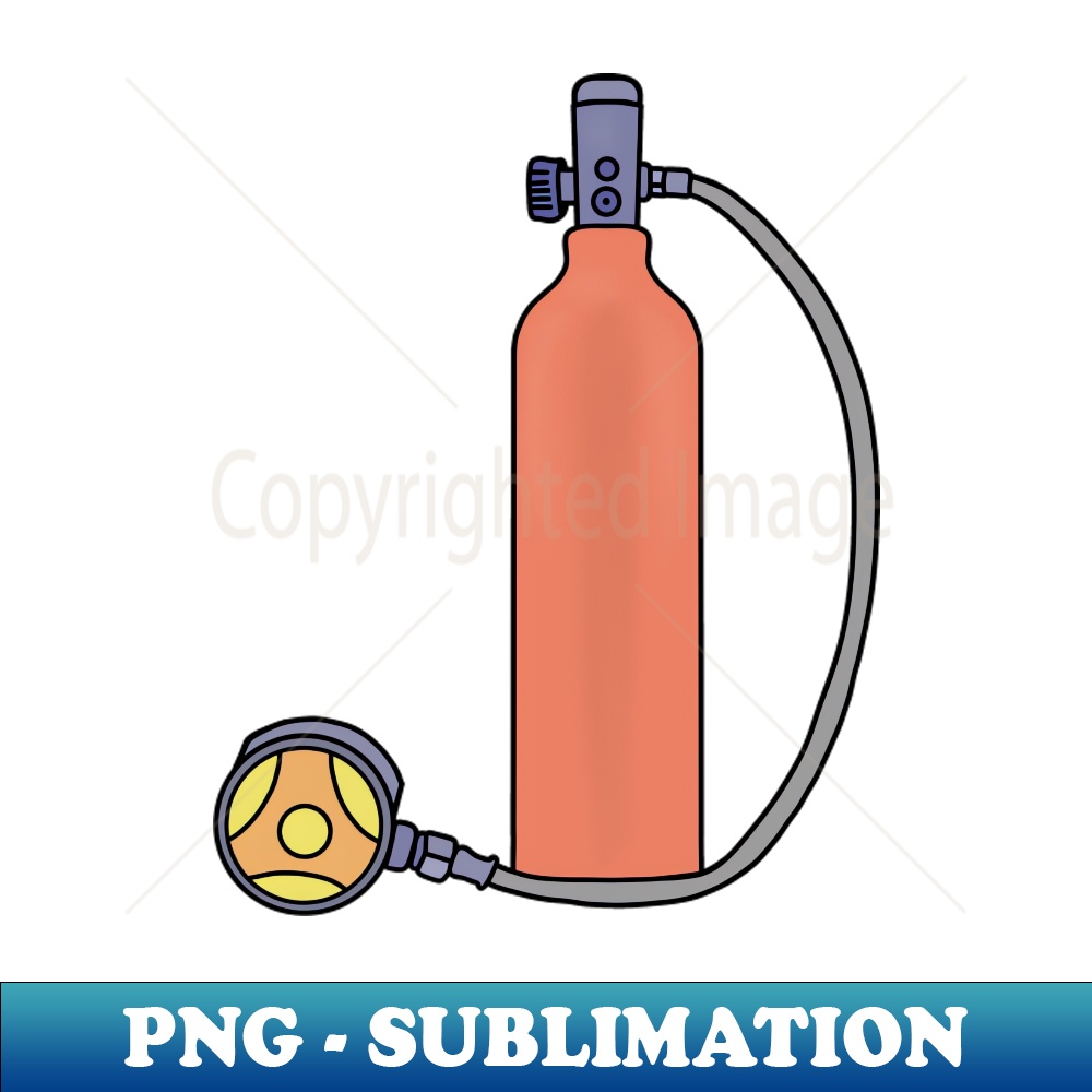 Scuba Tank - PNG Transparent Sublimation Design - Create wit | Inspire ...