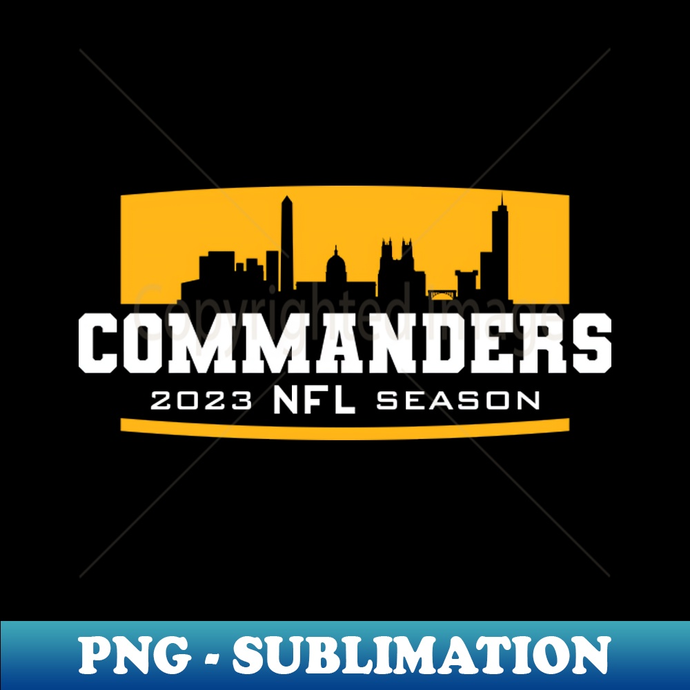 2023 Commanders - PNG Transparent Digital Download File for - Inspire ...