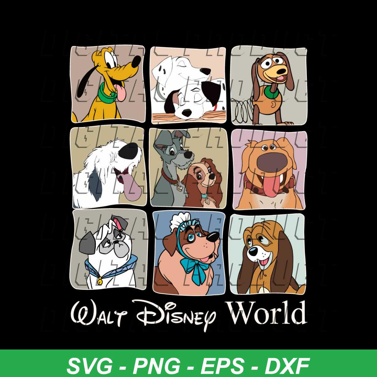 Disney Dogs Walt Disney World SVG Digital Cricut File | Inspire Uplift