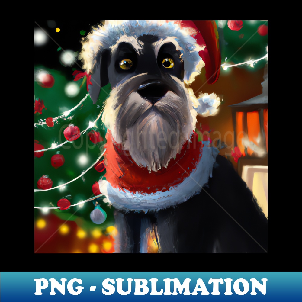 Cute Miniature Schnauzer Drawing - Special Edition Sublimati | Inspire ...