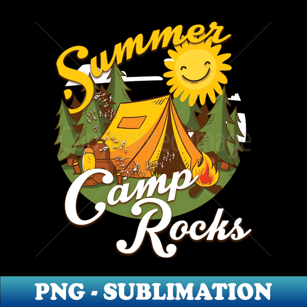 Cute Summer Camp Rocks Camping Fun Campers - PNG Transparent | Inspire Uplift