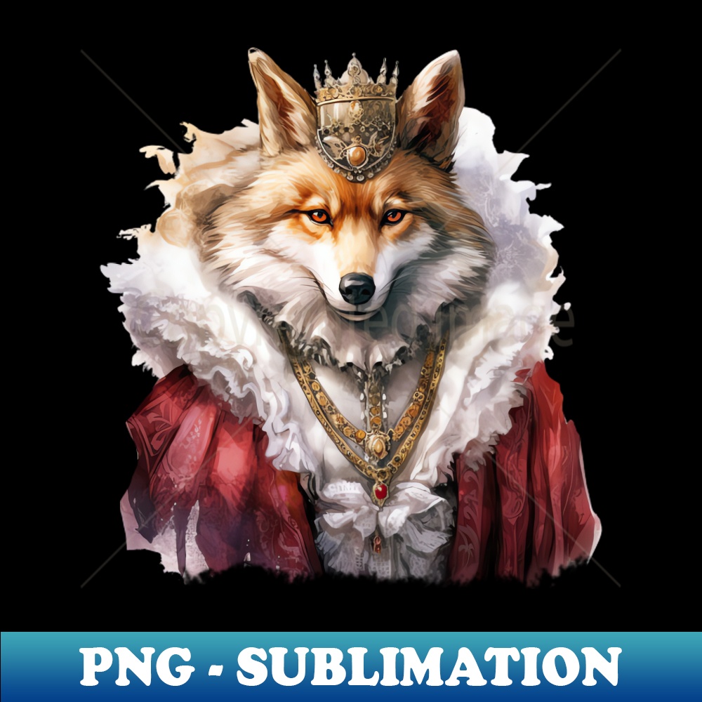 Watercolor Victorian Wolf 6 - High-Quality PNG Sublimation D - Inspire ...