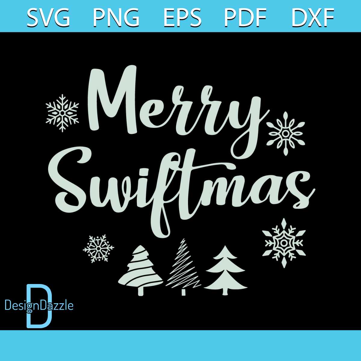 Merry Swiftmas Eras Concert Christmas Tree SVG Download | Inspire Uplift