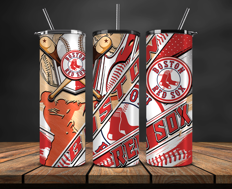 Boston Red Sox Tumbler Wrap, Mlb Logo, MLB Baseball Logo Png - Inspire Uplift