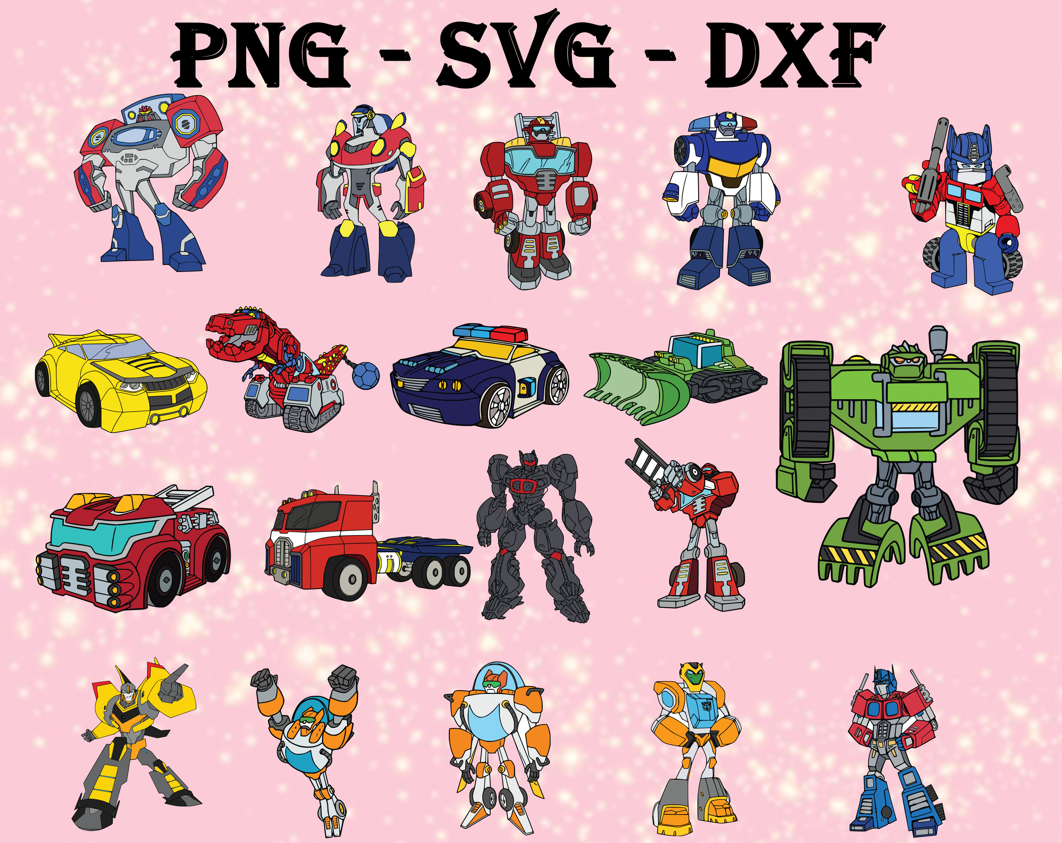 Rescue Bots SVG, Bundles Rescue Bots SVG, PNG,DXF, PDF, JPG. | Inspire ...