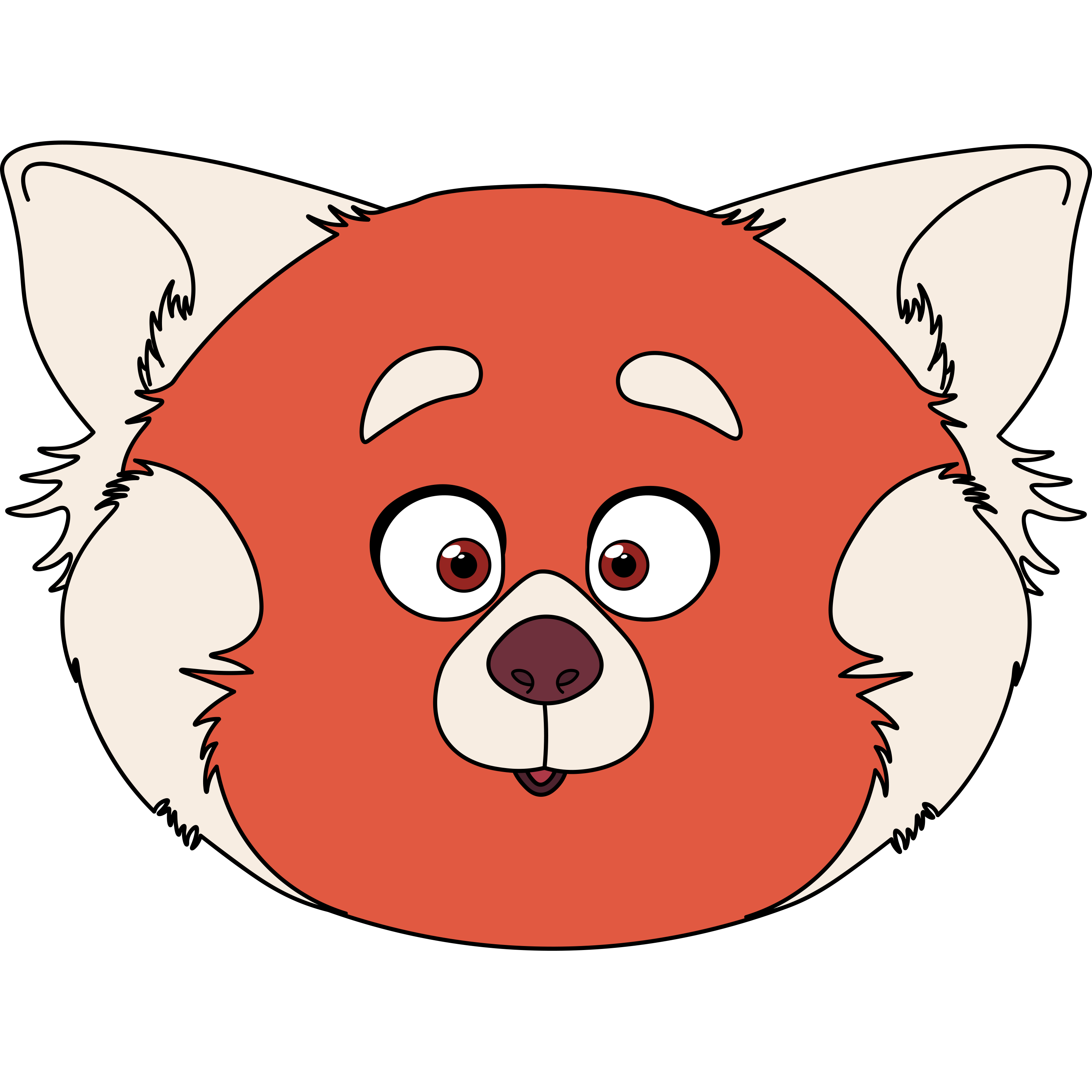 Red Panda Svg, Turning Red Svg, Turning red disney Svg, Turn | Inspire ...