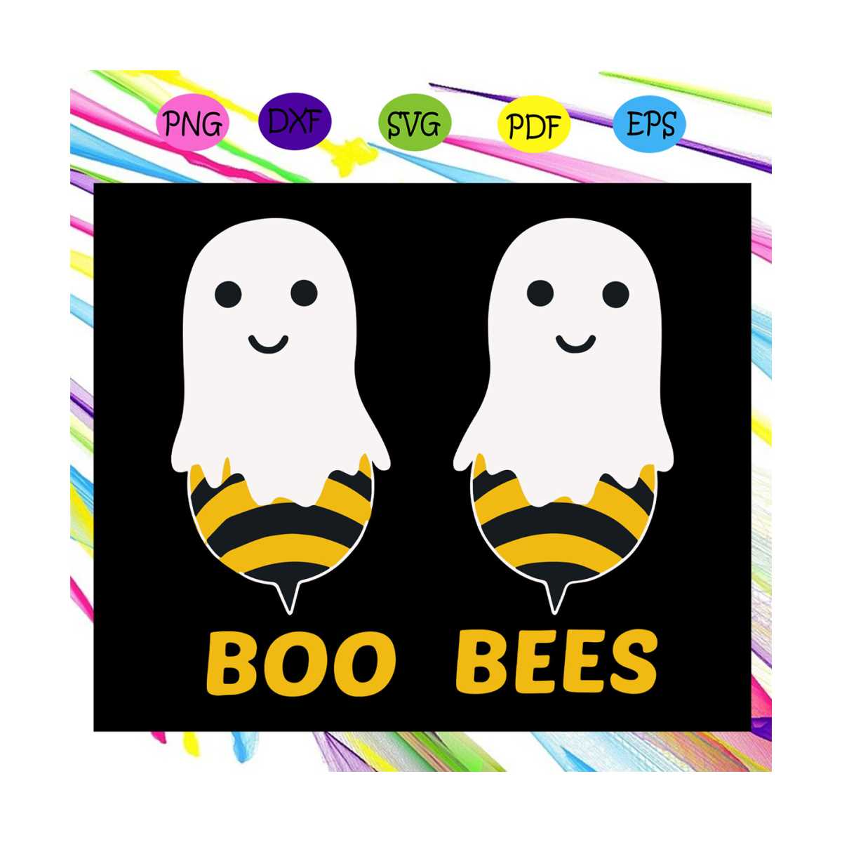 Boo bees SVG, boo svg, bees SVG, Halloween svg, Halloween gi | Inspire ...