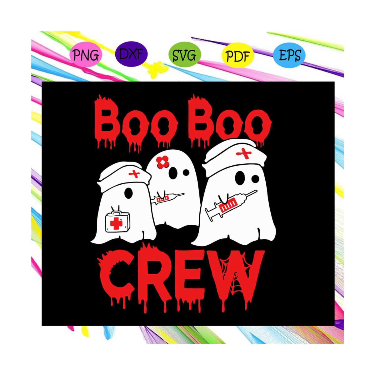 Boo boo nurse crew,Halloween svg, Halloween gift, Halloween - Inspire ...