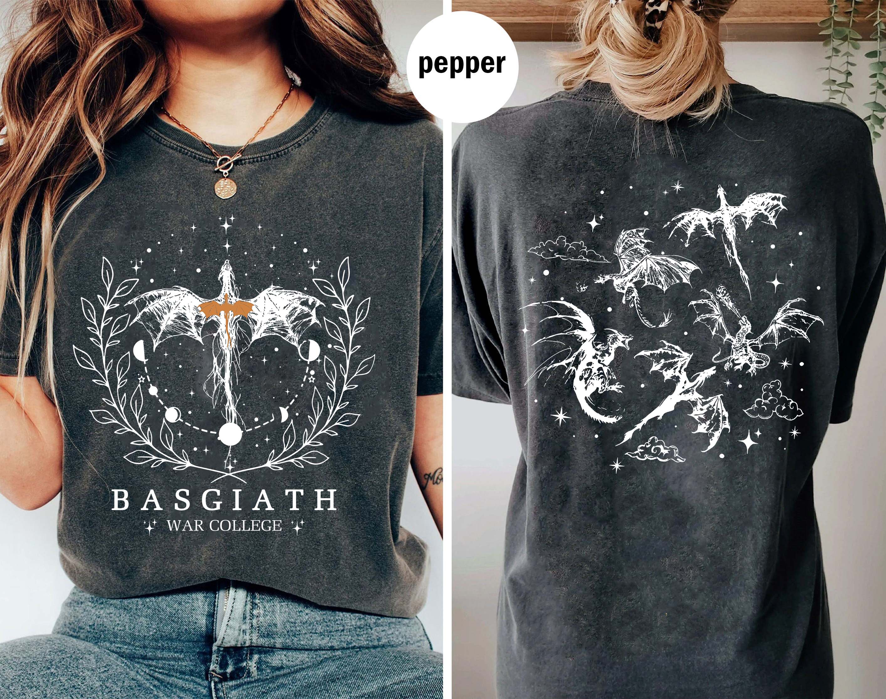 Vintage Double-Side Fourth Wing Sweater, Basgiath War Colleg | Inspire ...