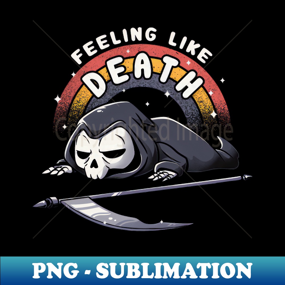 Feeling Like Death - Special Edition Sublimation PNG File - | Inspire ...