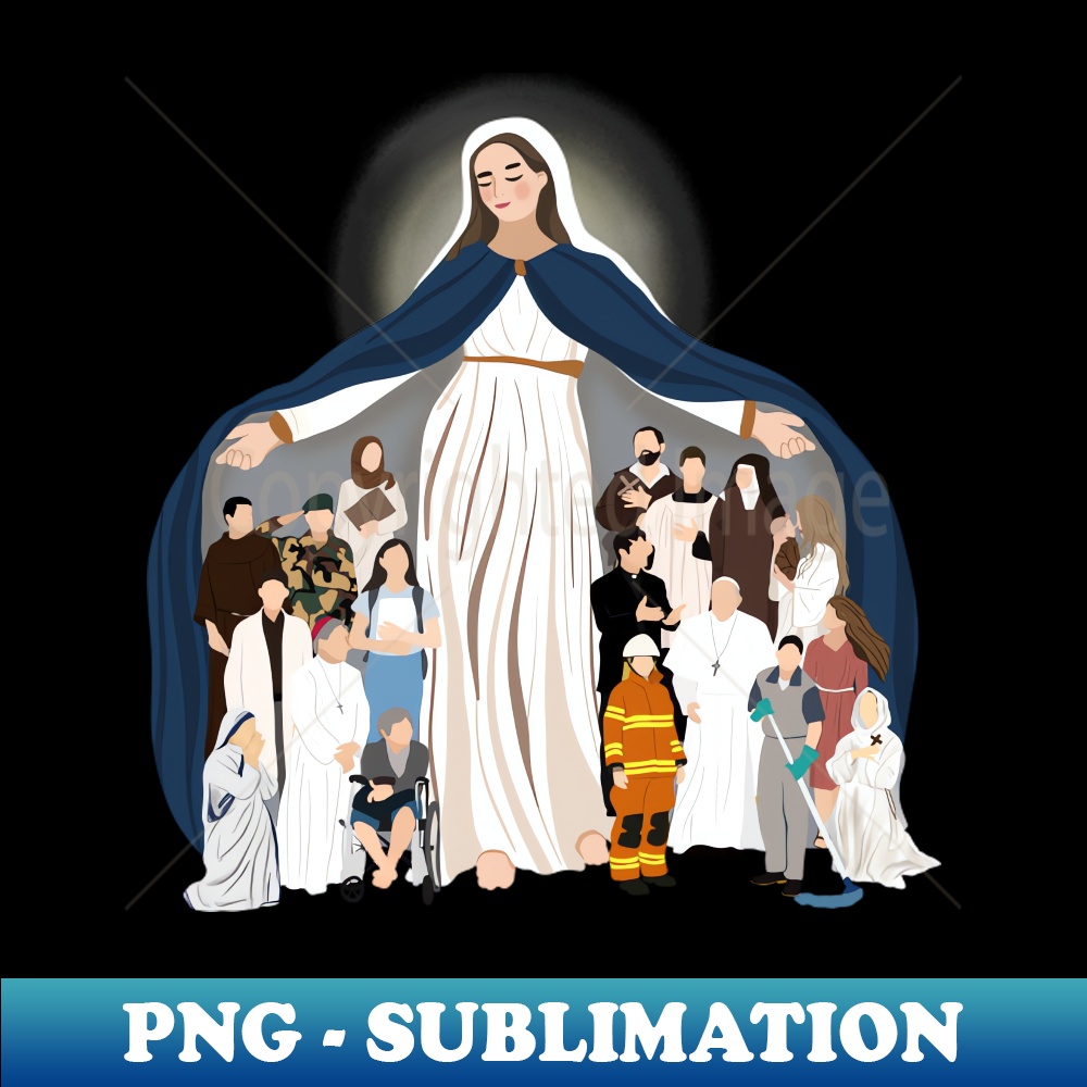 Mama Mary Embracing the Community of Professionals Family as | Inspire ...