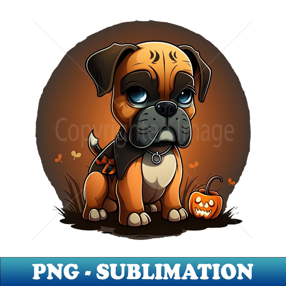Boxer halloween - High-Resolution PNG Sublimation File - Per - Inspire ...