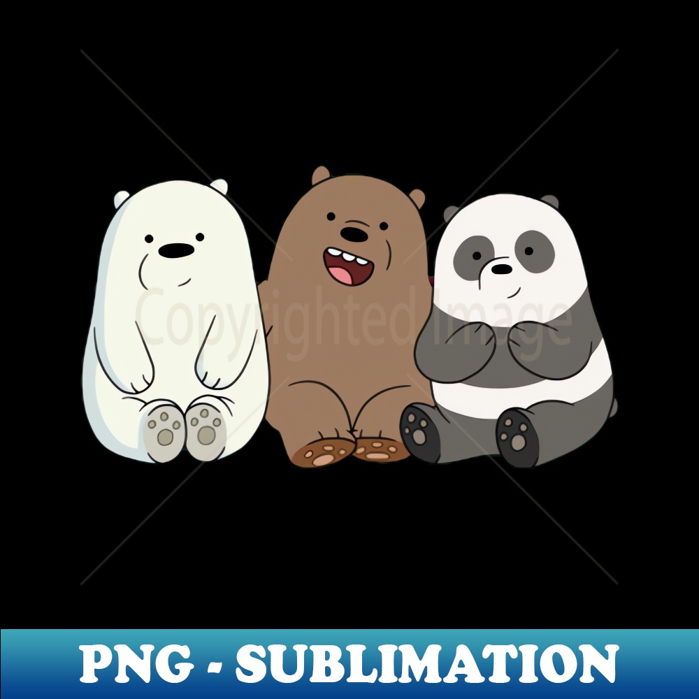 We Bare Bears - PNG Transparent Digital Download File for Su - Inspire ...