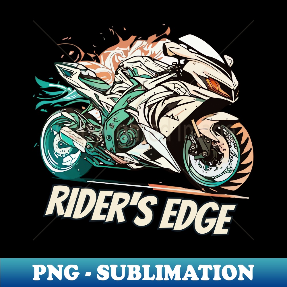 Riders Edge Motorcycle - PNG Transparent Sublimation Design - Inspire ...