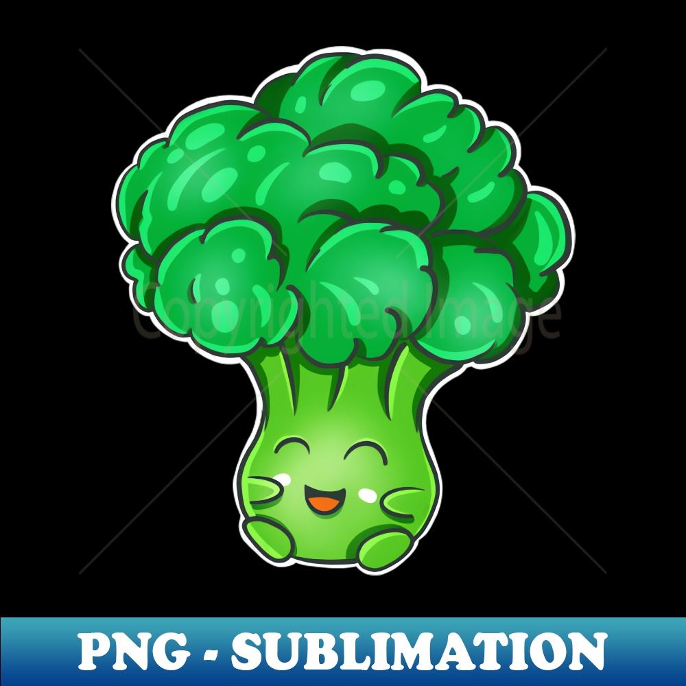 Broccoli Kawaii Cute Vegetable Veggie Essen Fun - PNG Transp | Inspire ...