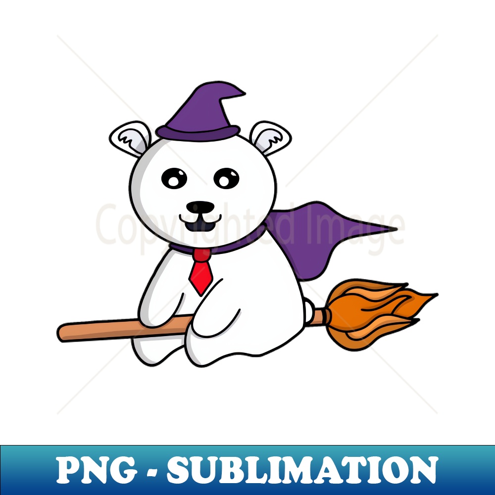 Witch Bear - Unique Sublimation PNG Download - Defying the N - Inspire Uplift