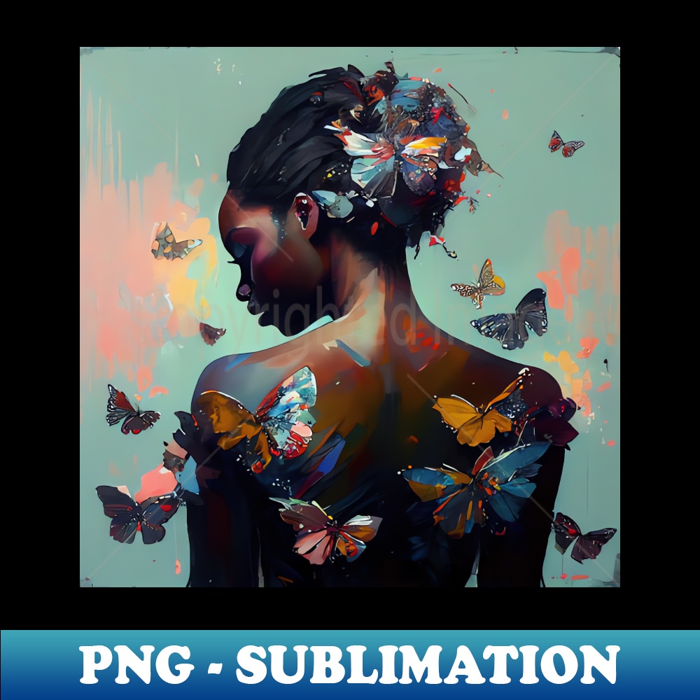Powerful Butterfly Woman Body 1 - Instant Sublimation Digita | Inspire ...