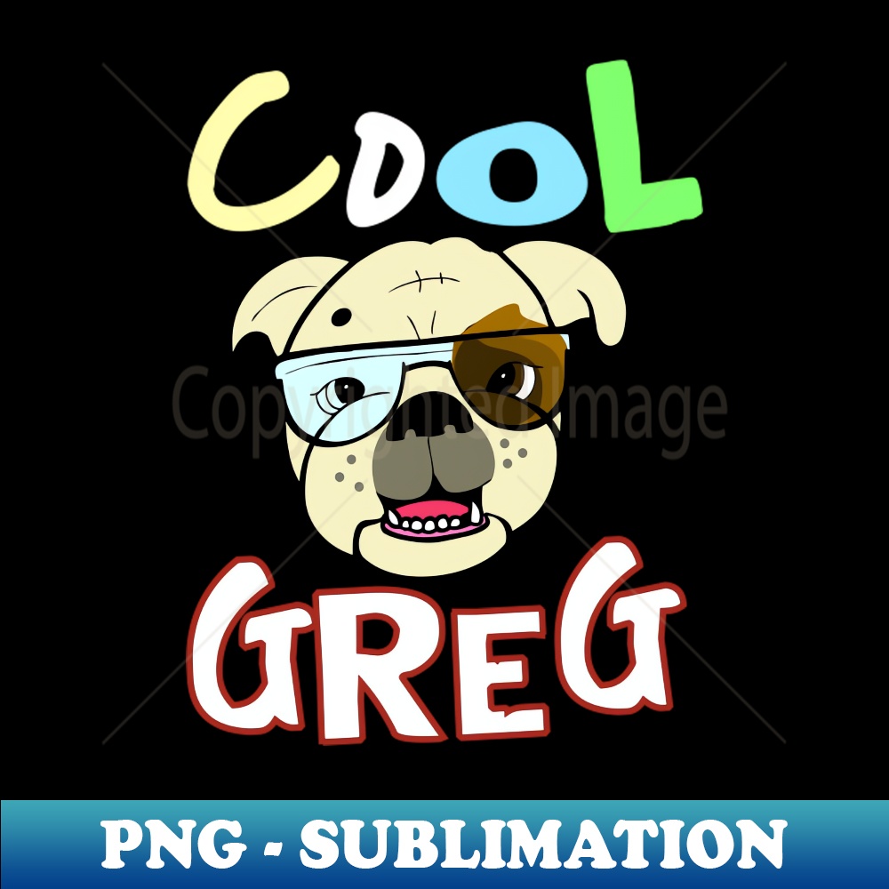 Cool Greg The Swagged Out Bulldog - PNG Transparent Digital | Inspire ...