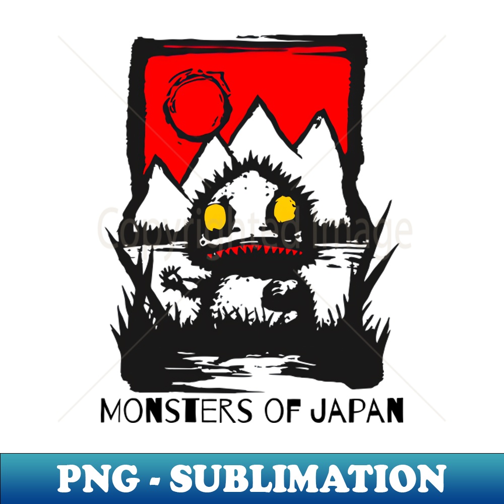 japan red sun cute monster of japan - Elegant Sublimation PN | Inspire ...