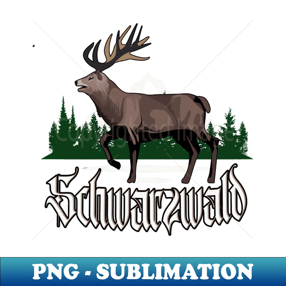 Schwarzwald Hirsch coole Schwarzwlder - Sublimation-Ready PN | Inspire ...