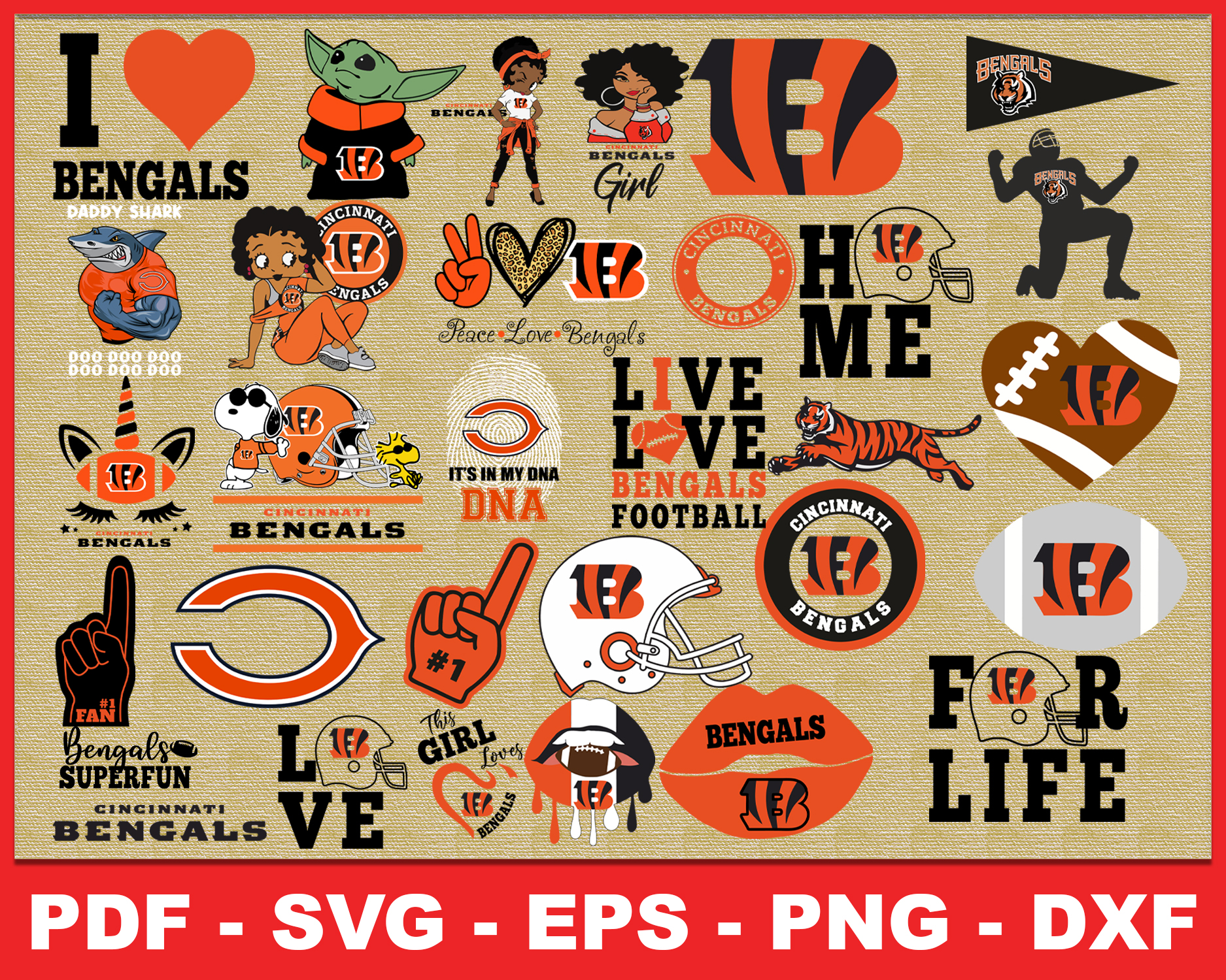 Cincinnati Bengals Svg , Football Team Svg,Team Nfl Svg,Nfl | Inspire ...