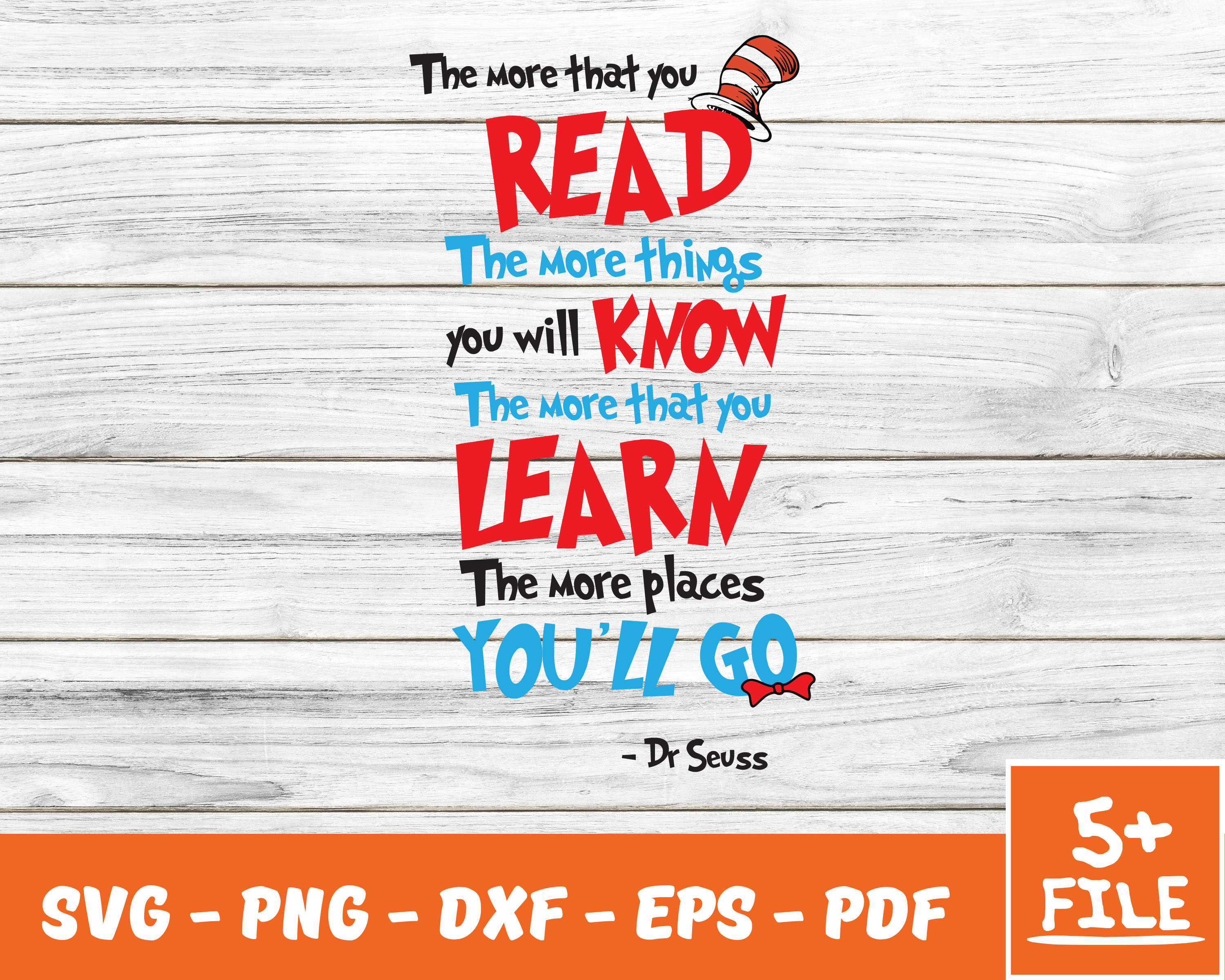 Dr Seus Svg , Digital Download , Dr Seus Png 113 | Inspire Uplift