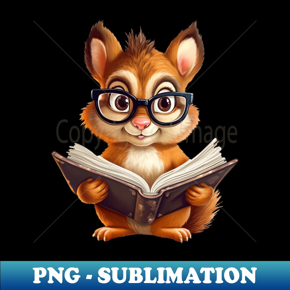 Squirrel with Book - Unique Sublimation PNG Download - Insta | Inspire ...