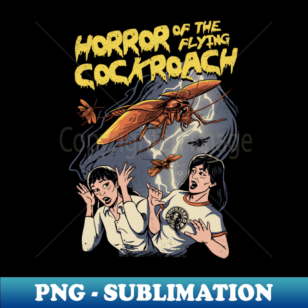 Horror of the Flying Cockroach - PNG Transparent Sublimation | Inspire ...