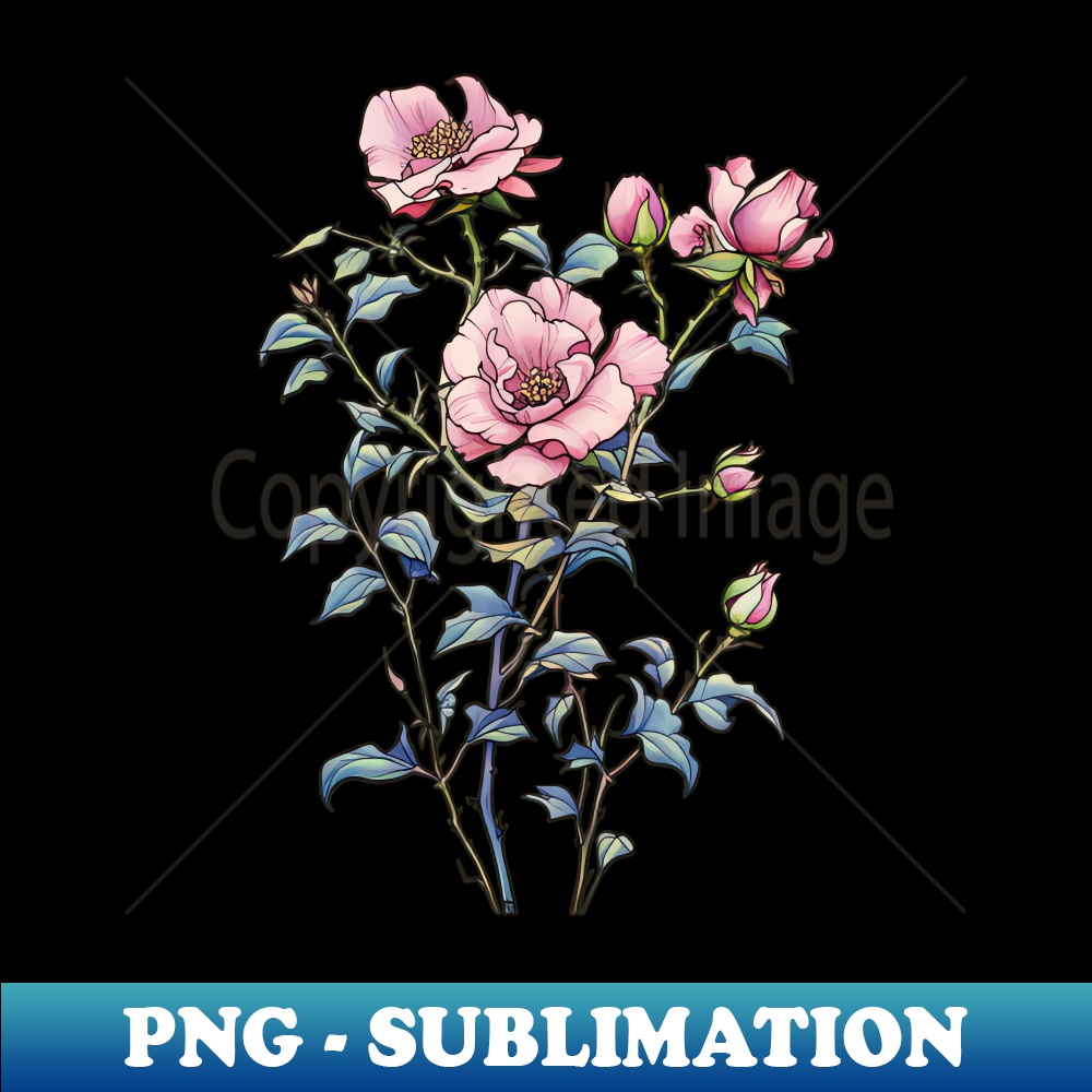 long stem rose svg - Inspire Uplift
