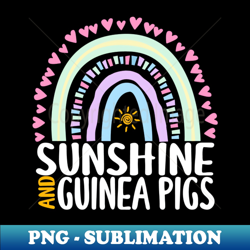Sunshine and Guinea Pigs Cute Rainbow Gift for Womens Kids G | Inspire ...